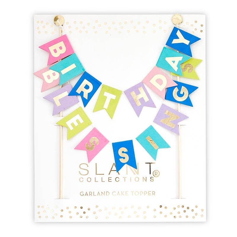 "Birthday Blessings" Cake Topper | Lex on Main Boutique