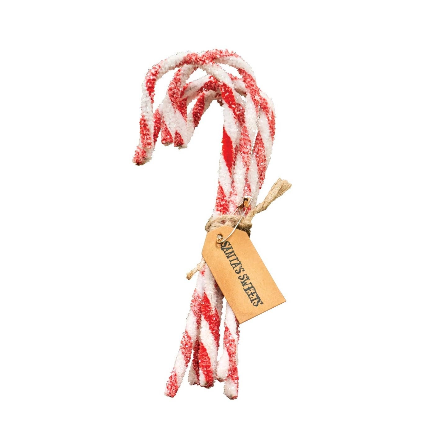 Sparkle Chenille Candy Cane Set, 6 Pk | Lex on Main Boutique